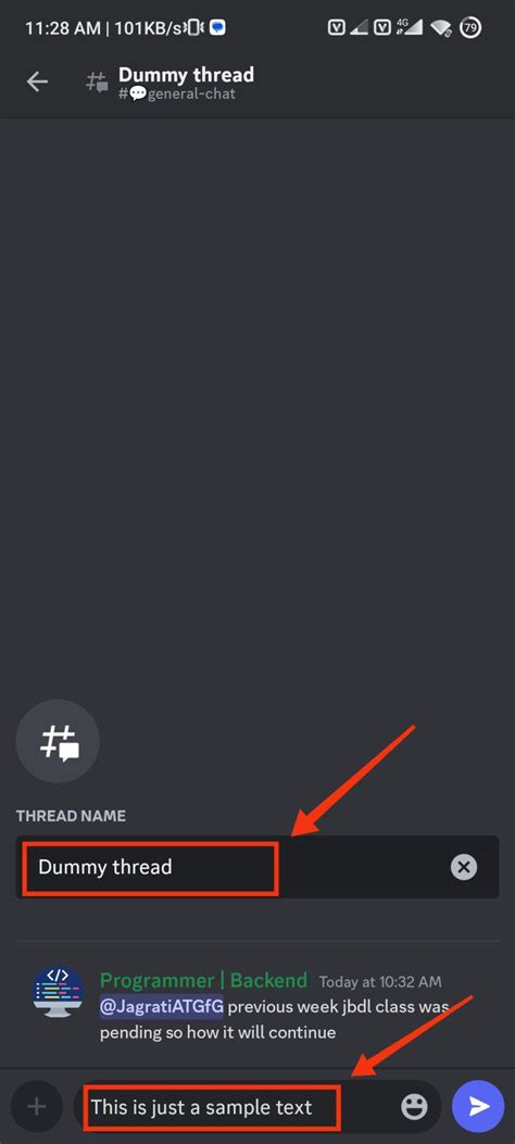 How To Create A Conversation Thread In Discord Geeksforgeeks
