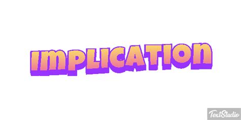 Implication Word Animated  Logo Designs