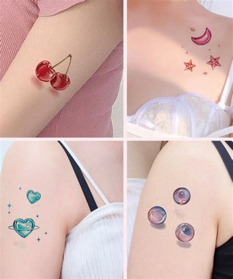 [10종set 할인]타투스티커 헤나타투 문신타투 문신스티커 하이틴스티커 키치스티커 3d스티커 흠뻑쇼 워터밤 에이블리