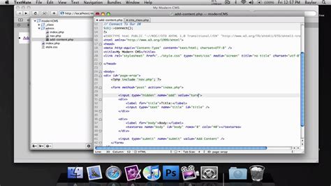 How To Create A Cms With Php Part 4 Adding Content To Our Site Youtube