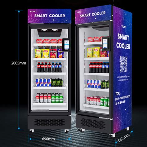 Tcn Ai Vending Machine 99 Visual Recognition Smart Cooler Grab