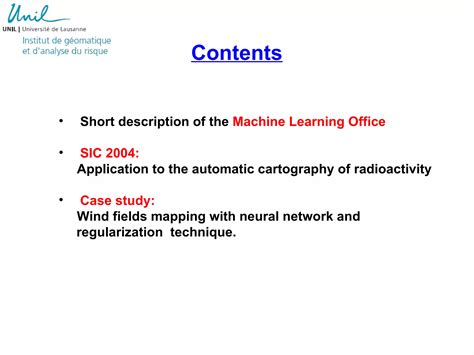 Mapping And Classification Of Spatial Data Using Machine Learning Algorithms And Software Tools