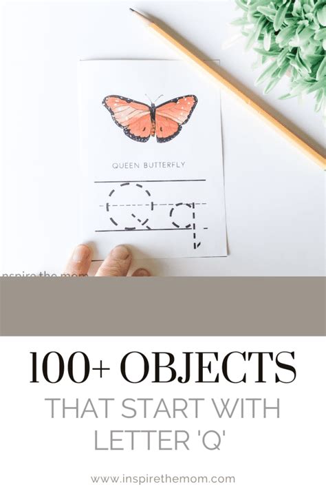 100 Objects That Start With Q Alphabet Items A Z