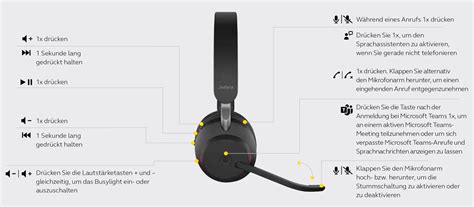 Jabra Evolve2 65 Teams Stereo Headset Mit Ladestation 26599 999 989