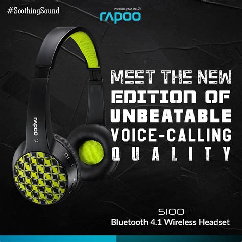 Rapoo India On Linkedin Rapoo S100 Bluetooth 🎧🎼🎼wireless Headset Takes Voice Calling Technology…