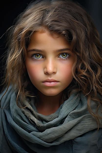 Premium Ai Image A Close Up Of A Girl Premium Ai Image A Close Up Of A Girl