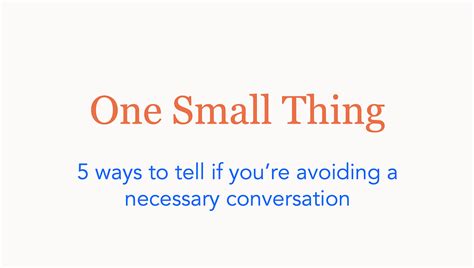 How To Stop Avoiding Difficult Conversations Today
