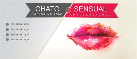 Reforma Completa De Slides Marcadores Chatos Para Slides Sensuais