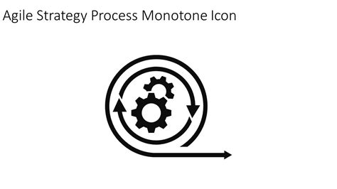 Agile Strategy Process Monotone Icon In Powerpoint Pptx Png And Editable Eps Format Ppt Presentation