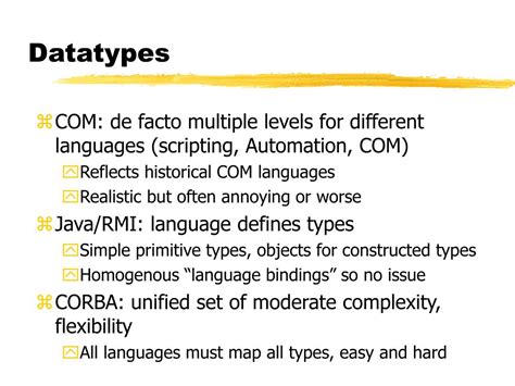 Ppt Com Rmi And Corba Object Systems Compared Powerpoint