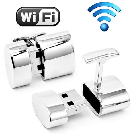 WiFi Hotspot And GB USB Combination Cufflinks GeekAlerts