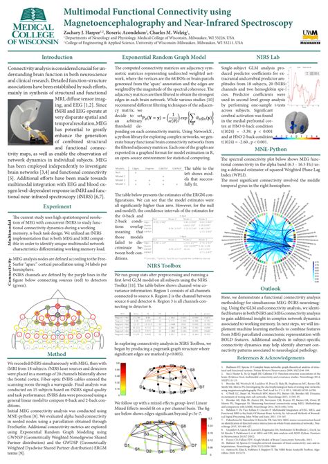 Pdf Multimodal Functional Connectivity Using Magnetoencephalography And Near Infrared Spectroscopy