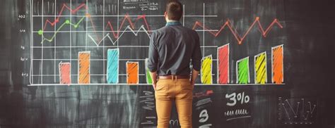 Premium Photo Man Business Goals Trends Analytical In Front Of