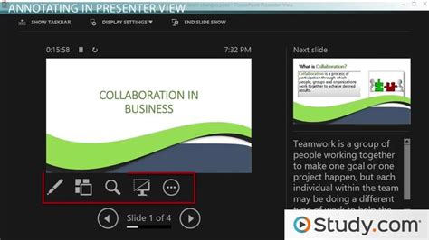 Annotated Text Powerpoint