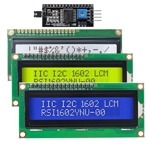 16x2 Lcd Module With Iici2c Serial Adapter For Arduino 40 Off