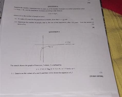 Solved QUESTION Suppose The Variable T Represents Time In Chegg