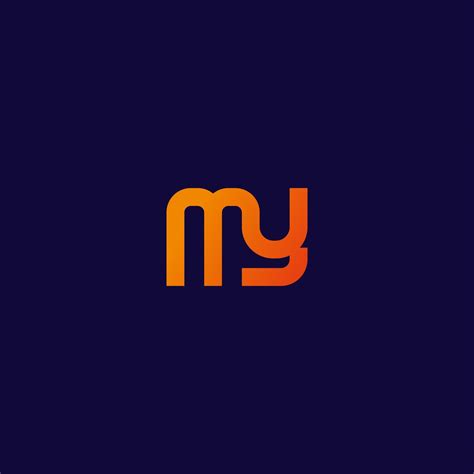 My Logo Design Abstract My Initials Logo Modern And Clean Style