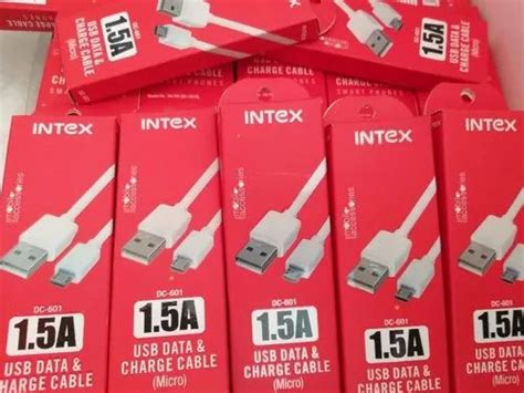 White Intex Data Cable At 45 Piece In Budaun ID 20684201173