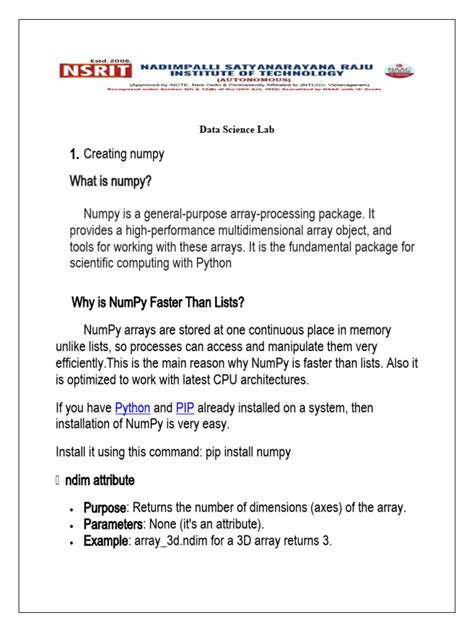 data science lab pdf computing algorithms