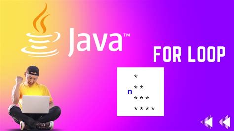 Java For Beginners How To Use For Loop In Java Pyramid Pattern Youtube