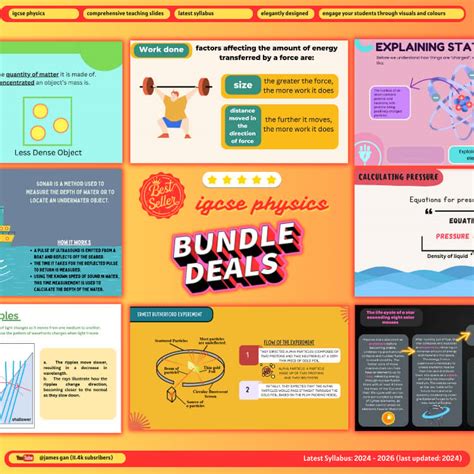 [1024 Slides] C1 25 Igcse Physics Full Syllabus [2024 2026] By James Gan