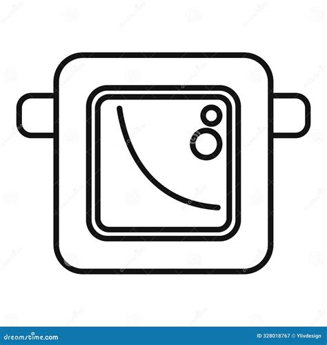 Echo Sounder Showing Depth Of Water In Sea Or Ocean Stock Illustration