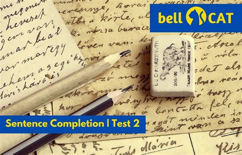 Sentence Completion Test 2 BellCAT