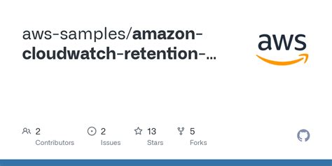 Github Aws Samplesamazon Cloudwatch Retention Period Setter
