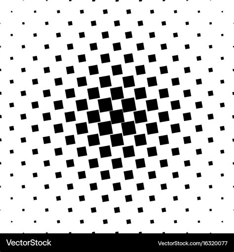 Monochrome Abstract Square Pattern Background Vector Image
