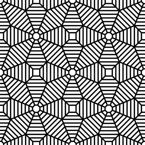 Vector Modern Seamless Geometry Pattern Grid Black And White Abstract
