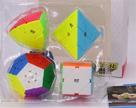 [clearance Price] Qiyi Cube Set Pyraminx Mastermorphix Skewb Megaminx