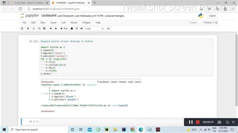 Square Flower In Python Python Turtle Graphics In Gujarati