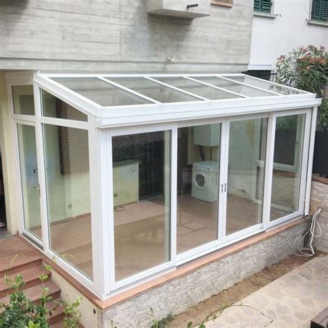 Prefab Veranda Sunroom Kit Aluminum Alloy House Of Glass Conservatory Sunroom Four Season