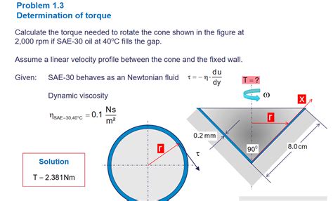 [solved] determination of torque calculate the torque nee