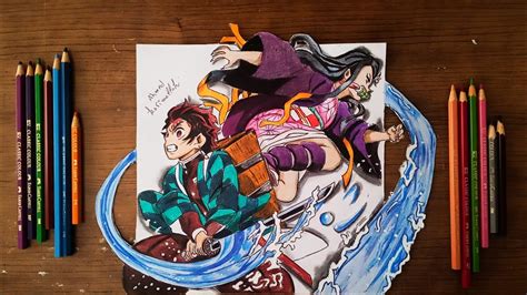 Tanjiro And Nezuko Drawing In Anime Drawings Animation The Best Porn Website