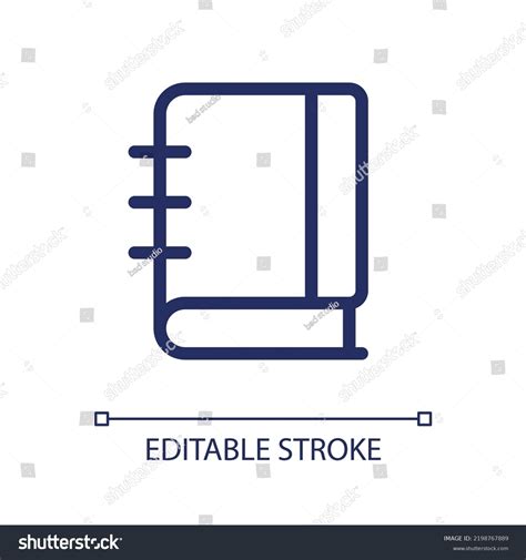Babe Notebook Pixel Perfect Linear Ui Stock Vector Royalty Free 2198767889 Shutterstock