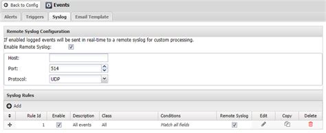 How To Create Syslog Event Rules Edge Threat Management Support Arista