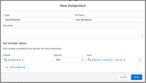 Create Notification Actions In Flow