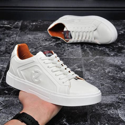 Мужские кожаные кеды Ecco🔥 — цена 1899 грн в каталоге Кеды Купить мужские вещи по доступной цене