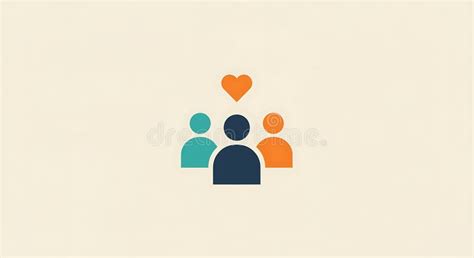 Three Stylized Human Figures Are Arranged In A Triangular Formation On A Light Stock