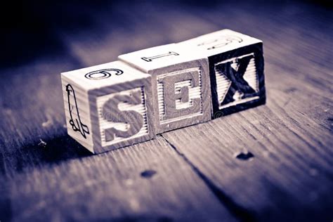 Sex Wood Blocks Stock Image Image Of Horizontal Type 35920607