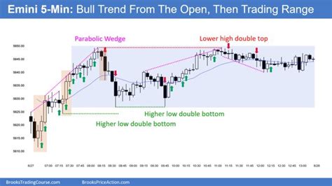 Emini Six Day Tight Trading Range Brooks Trading Course