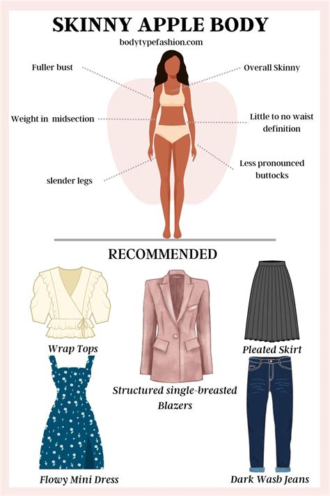 How To Dress Skinny Apple Body Shape Fashion For Your Body Type