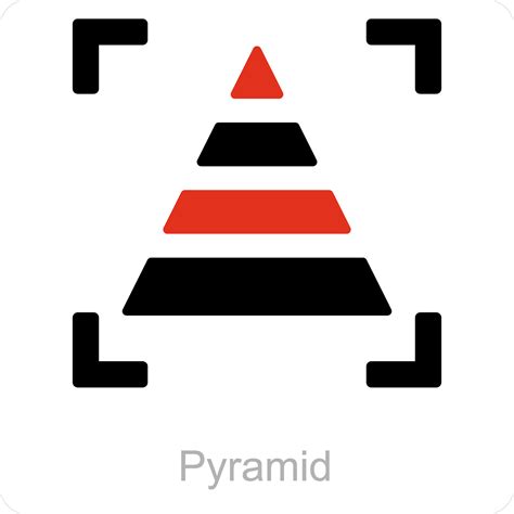 Pyramid And Diagram Icon Concept Vector Art At Vecteezy