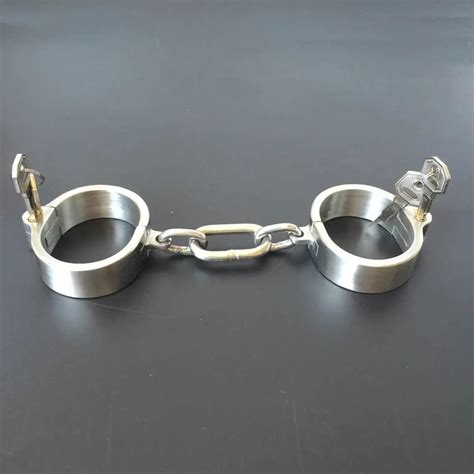 Stainless Steel Handcuffs For BDSM Durable Versatile