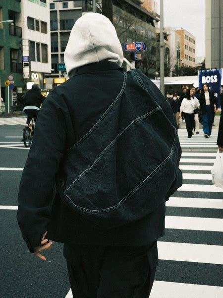Cootie Productions Denim Sling Bag Indigo Fade