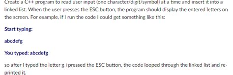 Solved Create A C Program To Read User Input One