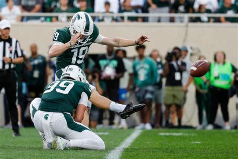 Michigan State Footballs Bryce Baringer A Special Teams Star But
