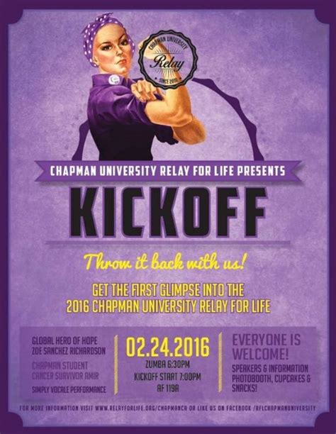 Relay For Life Flyer