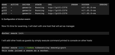Docker On Three Machines With Swarm From Scratch Blog Michal Szczepanski